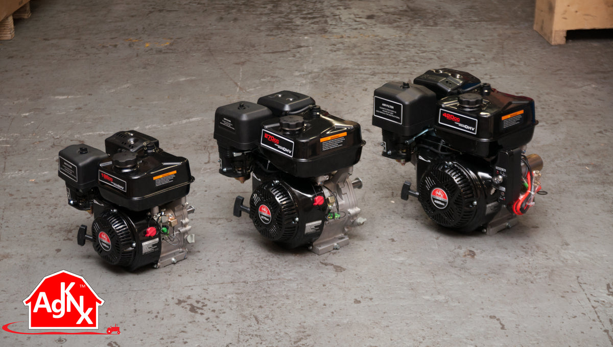 New AgKNX Line of Small Gasoline Engines! 6.5 hp - 15 hp With Optional