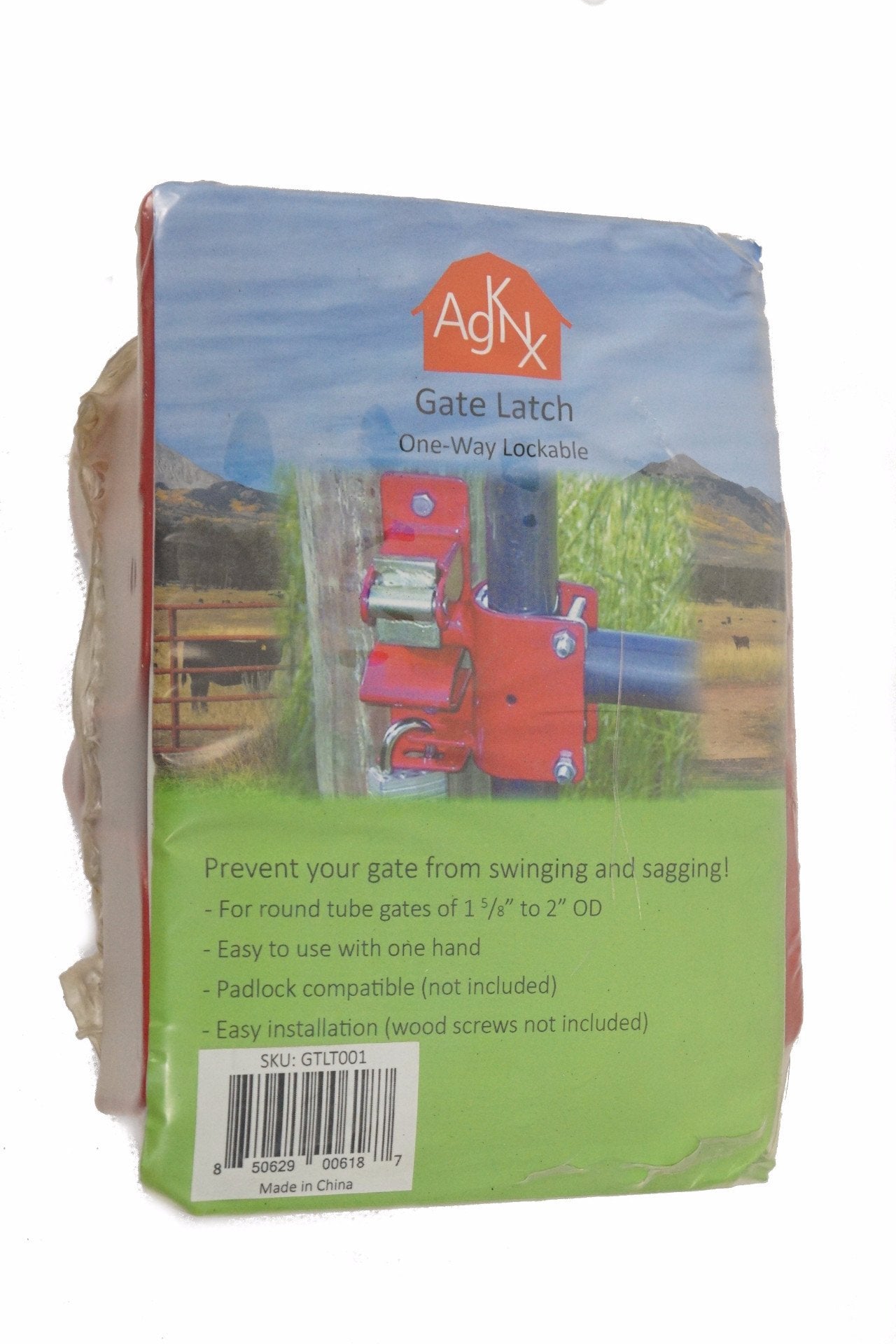 AgKNX One Way Lockable Gate Latch For 1 5 8 To 2 Diameter Tubing agknx-one-way-lockable-gate-latch-for-1-5-8-to-2-diameter-tubing